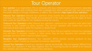 Challenges and Opportunities in Tour Guiding | PPT