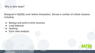 M|18 Deep Dive: InnoDB Transactions and Replication | PPTX