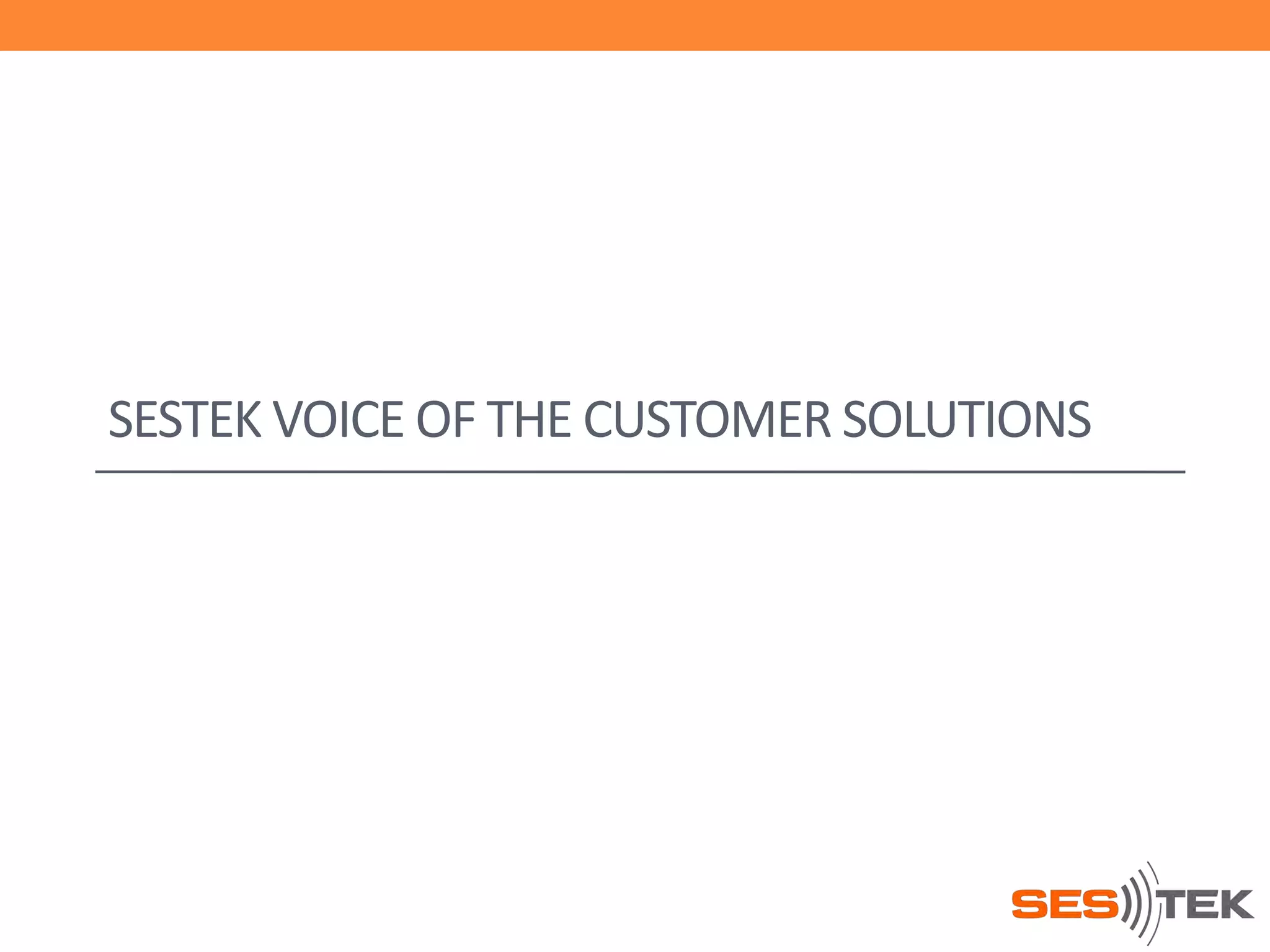 Sestek presentation 2014 | PPT