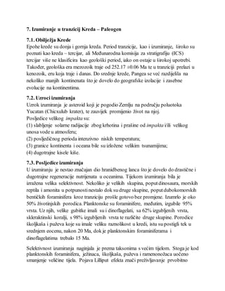 Sest masovnih izumiranja | DOCX