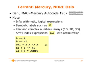 A history of (Nordic) compilers and autocodes | PDF