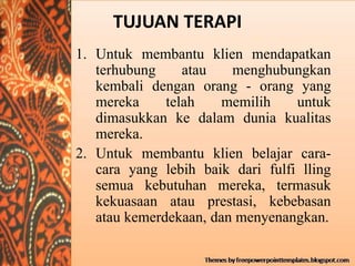 TERAPI REALITAS | PPT