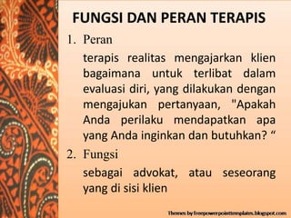 TERAPI REALITAS | PPT