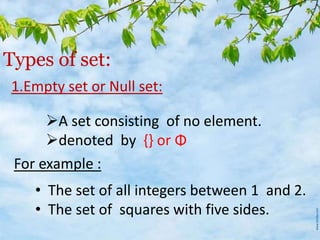 Types Of Set | PPT