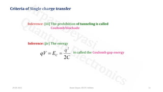 Single Electron Transistor | PDF