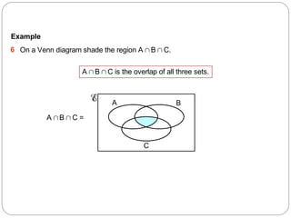 igcse mathematics topic set and venn diagram | PPT