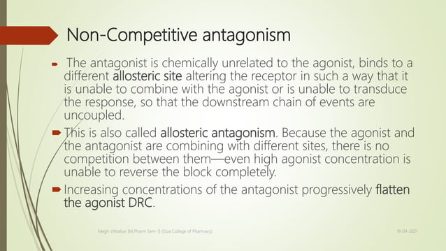 Drug Antagonism and Types. | PPTX