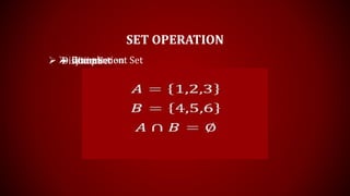 Set and set operation | PPTX