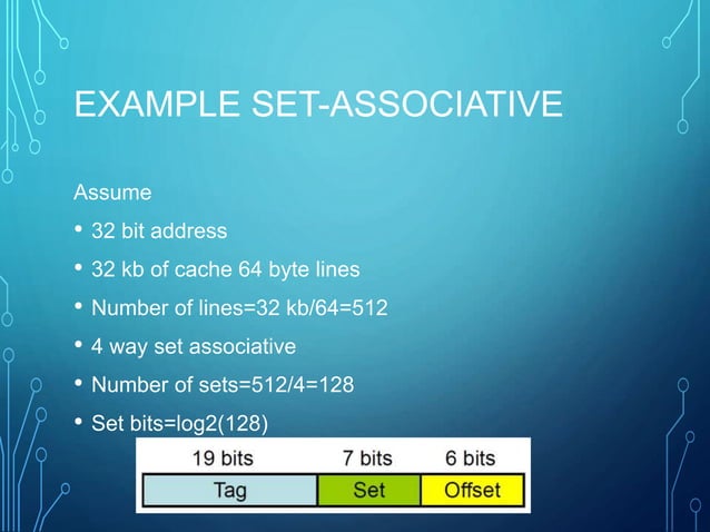 Set associative mapping | PPTX | Computing | Technology & Computing