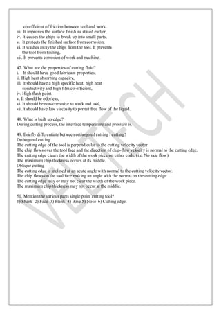 Manufacturing Technology-II | PDF