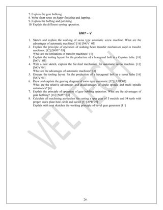 Manufacturing Technology-II | PDF | Woodworking | Arts and Crafts