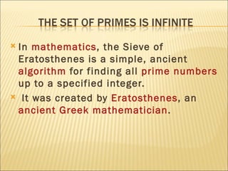 Set Of Primes Is Infinite - Number Theory | PPT