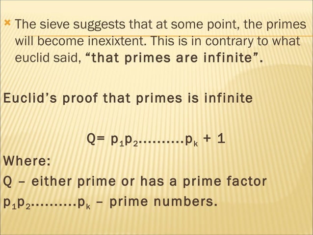 Set Of Primes Is Infinite - Number Theory | PPT | Physics | Science