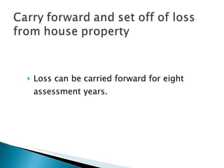 SET OFF AND CARRY FORWARD OF LOSSES | PPT
