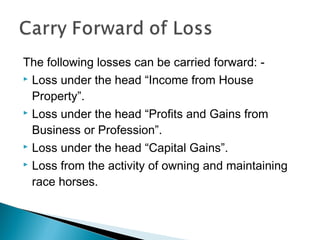 Set off-and-carry-forward-of-losses-bose | PPT | Business Accounting ...