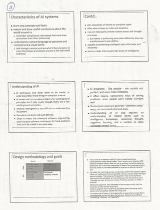 Artificial Intelligence Notes- Set1 | PDF | Artificial Intelligence ...