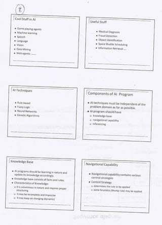 Artificial Intelligence Notes- Set1 | PDF | Artificial Intelligence ...