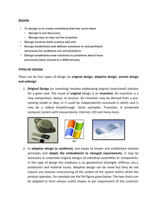 Philosophy and Introduction of Engineering Design | PDF
