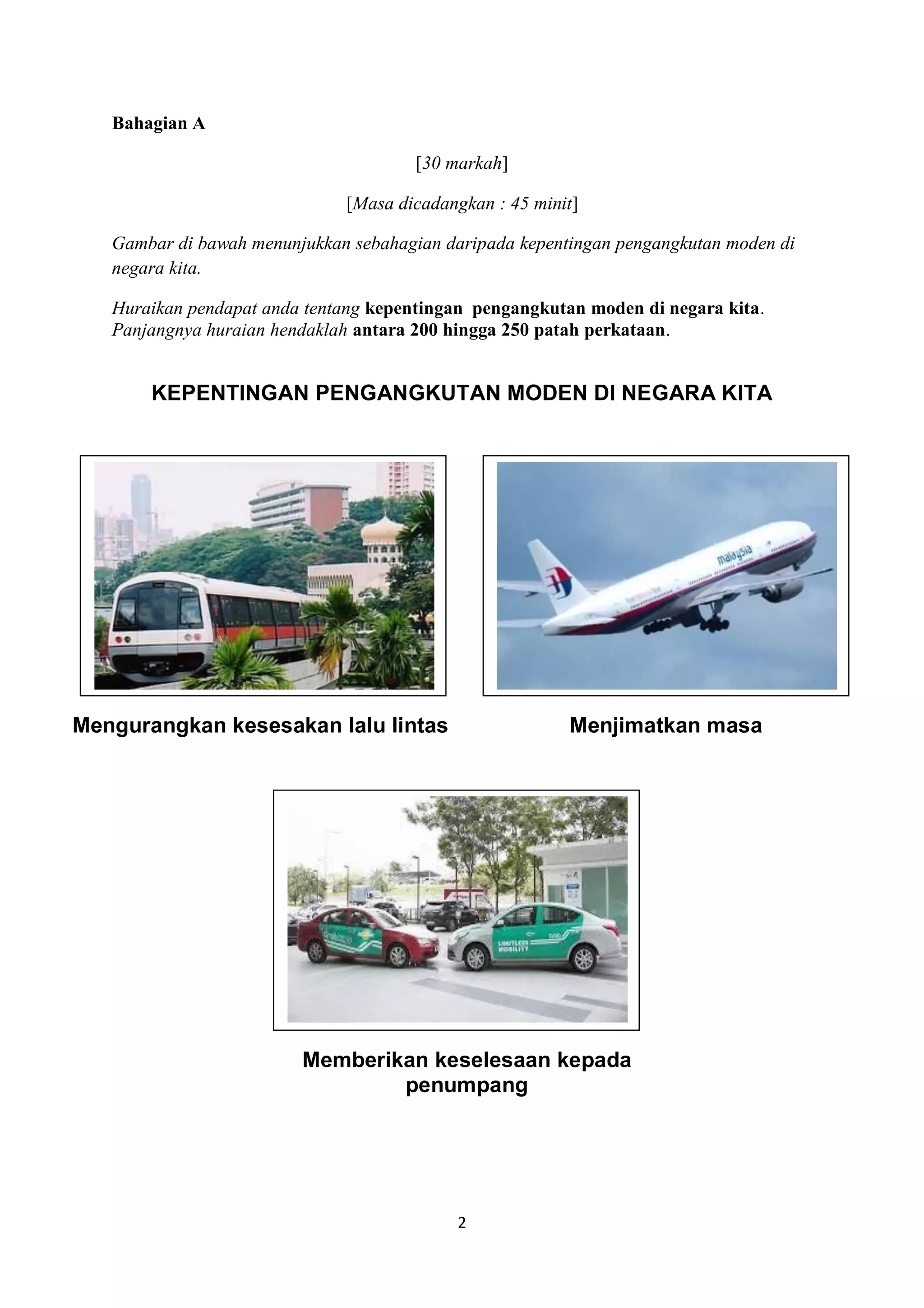 Set 1 modul bm kertas 1 cemerlang | PDF