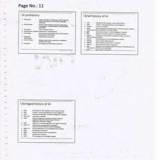 Artificial Intelligence Notes- Set2 | PDF