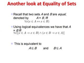 Basic structures of SETS in Discrete Mathematics. | PPT