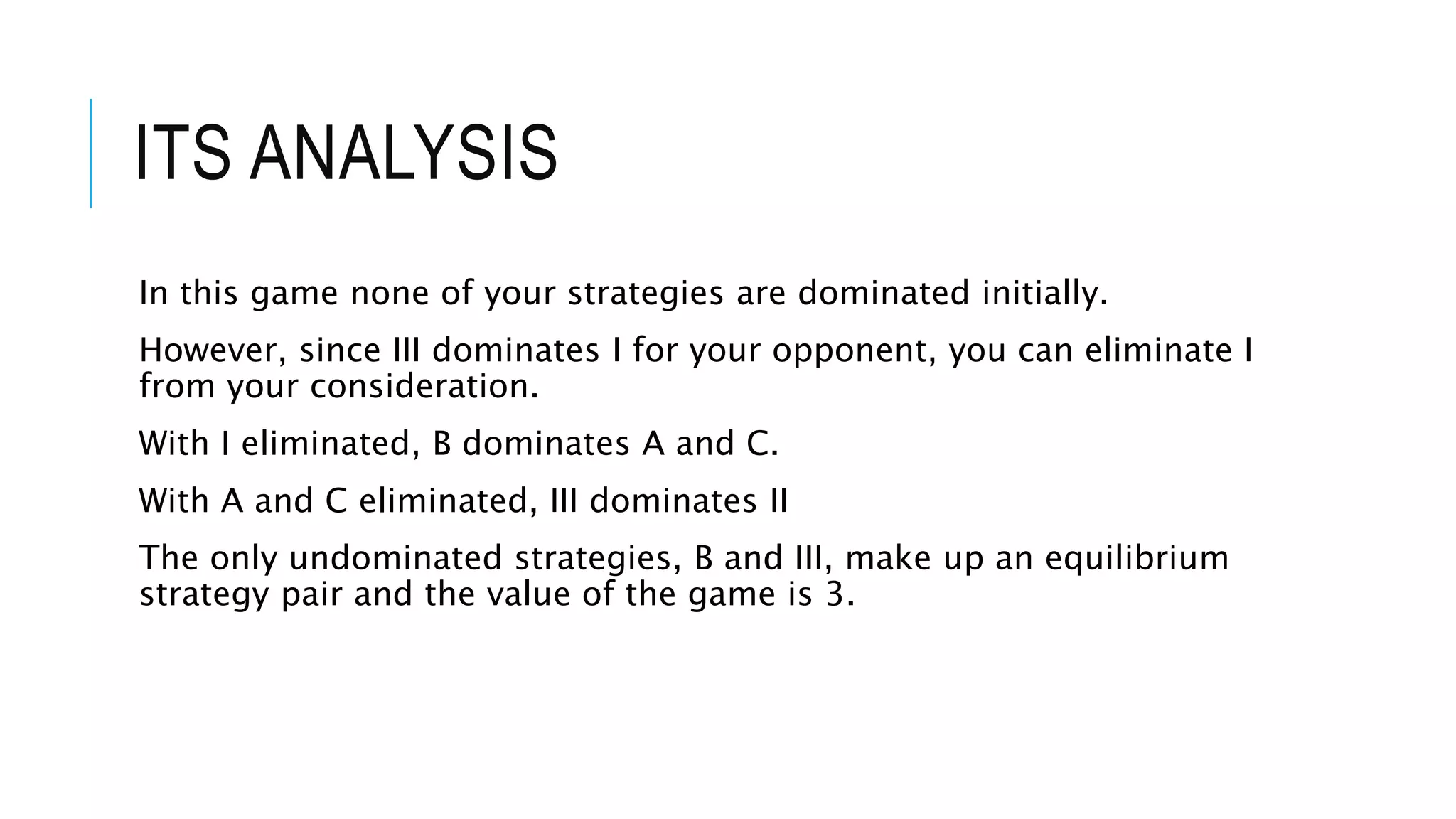 Set 2 Two Person Zero Sum Game W Equilibrium Ppt