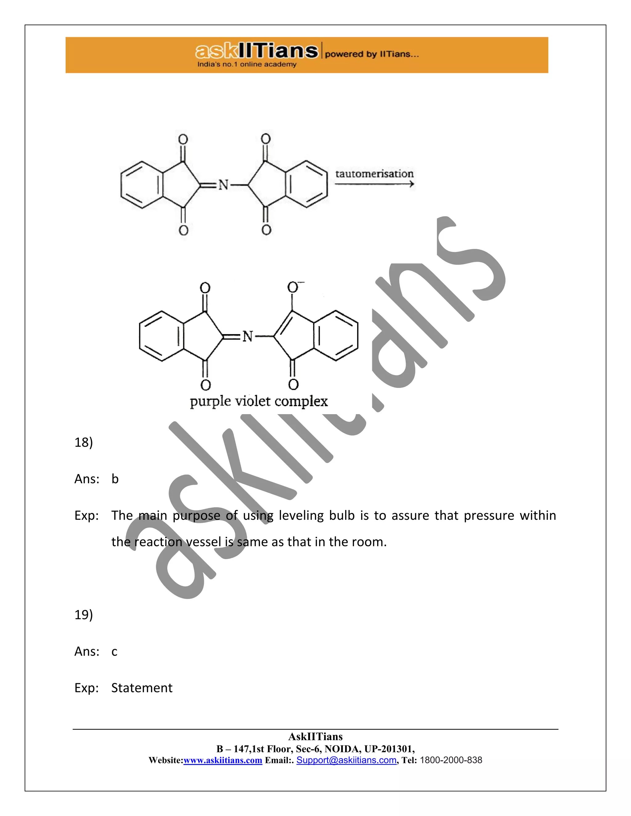 IIT JEE Main Sample Paper Set2_Answer | PDF