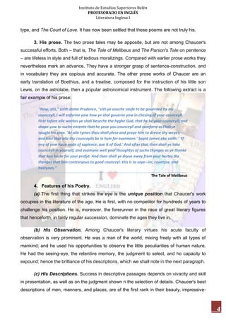 Set 3 - E Geoffrey Chaucer | PDF