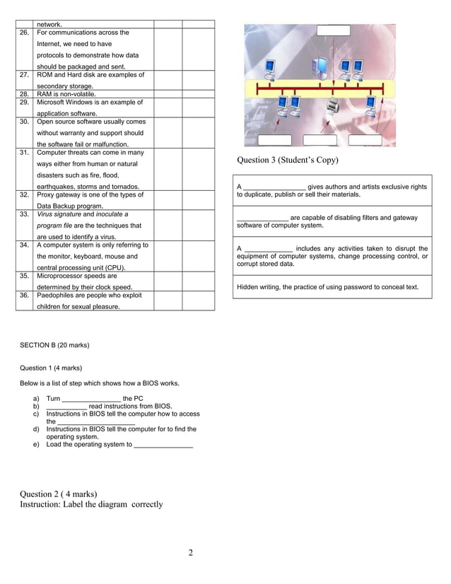 Set3 ict-question | DOC | Operating Systems | Computer Software and ...