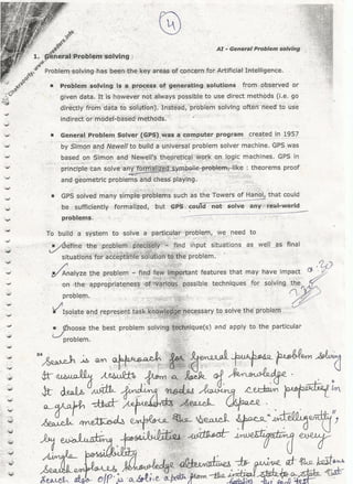 Artificial Intelligence Notes- Set4 | PDF