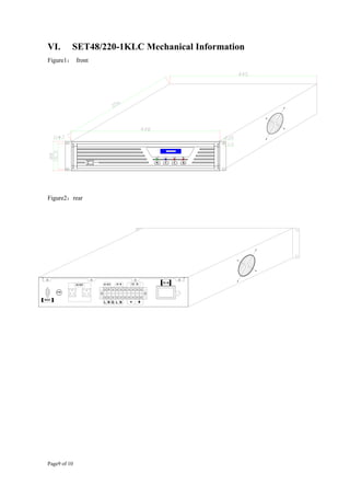 Set48 220 1 klc user manual, High frequency DC 48v to AC 220v inverter ...