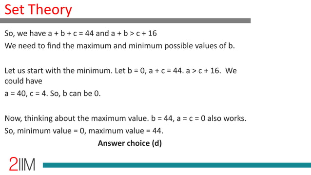 Set Theory - Venn Diagrams and Maxima, Minima | PPTX | Physics | Science