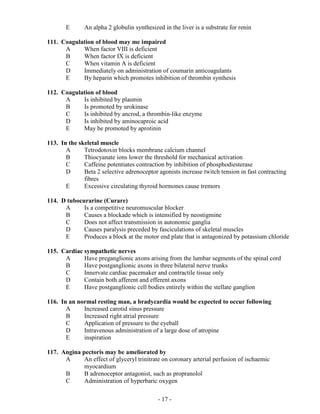 MRCOG PART 1 PRACTICE MCQ | PDF