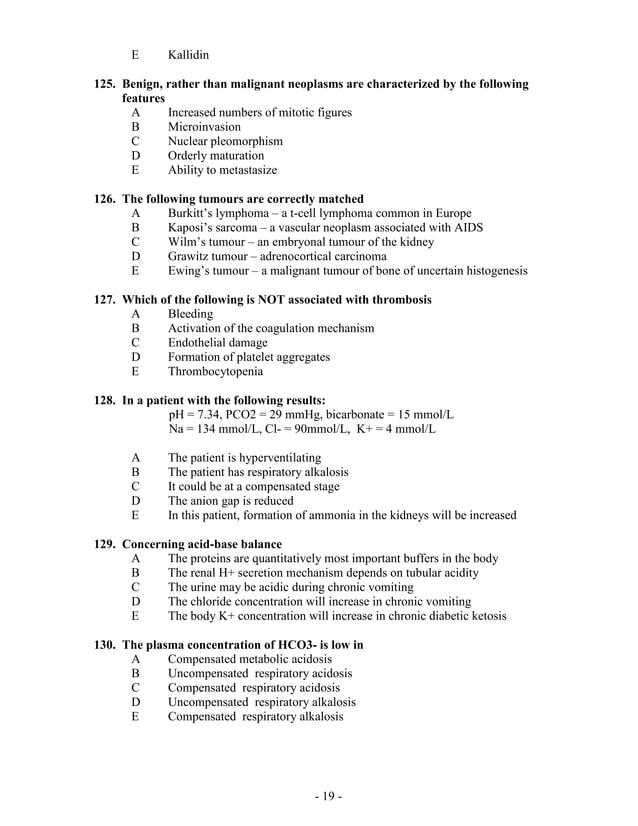 MRCOG PART 1 PRACTICE MCQ | PDF