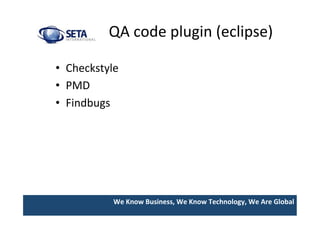 Aandroid coding convention and quality assurance plugin | PDF