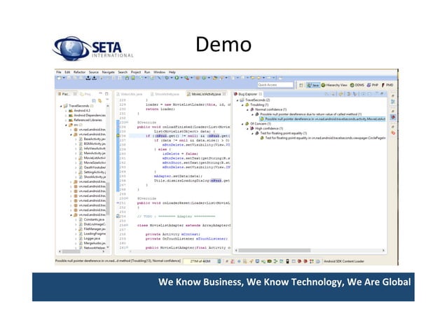 Aandroid coding convention and quality assurance plugin | PPT