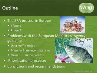 Setac asia pacific 2014 - pharmaceutical era [gm2] | PPT
