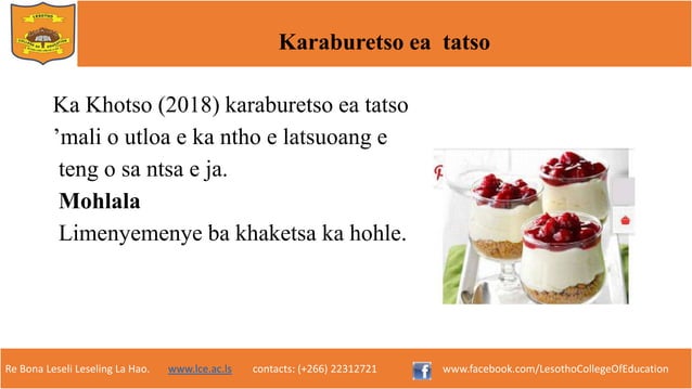 Setaele sa thothokiso | PPTX