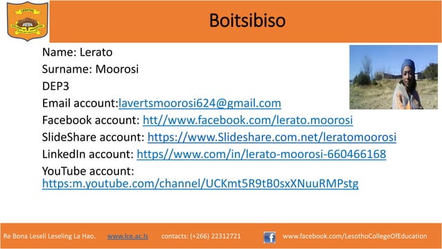 Setaele sa thothokiso | PPTX