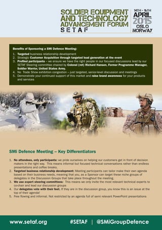 SETAF 2015 Sponsorship Prospectus | PDF