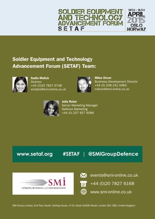 SETAF 2015 Sponsorship Prospectus | PDF