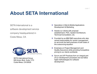 SETA international (sv) | PPT