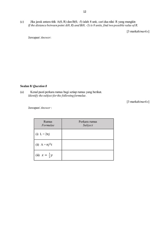 SET A MATHS PAT T2 .docx