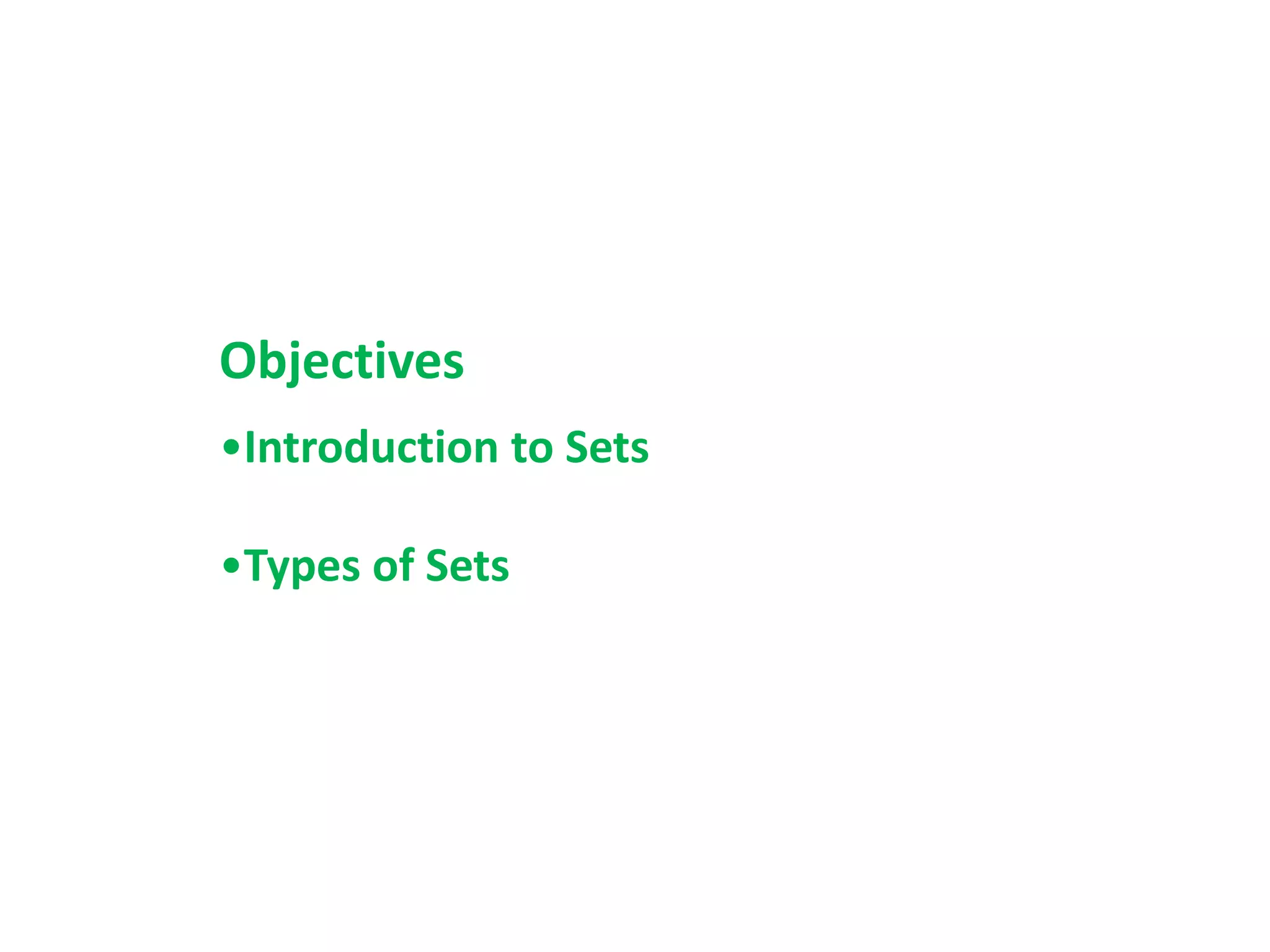 Set and its types | PPTX