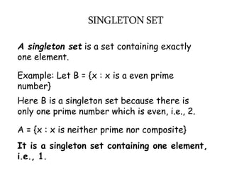 Set and its types | PPTX