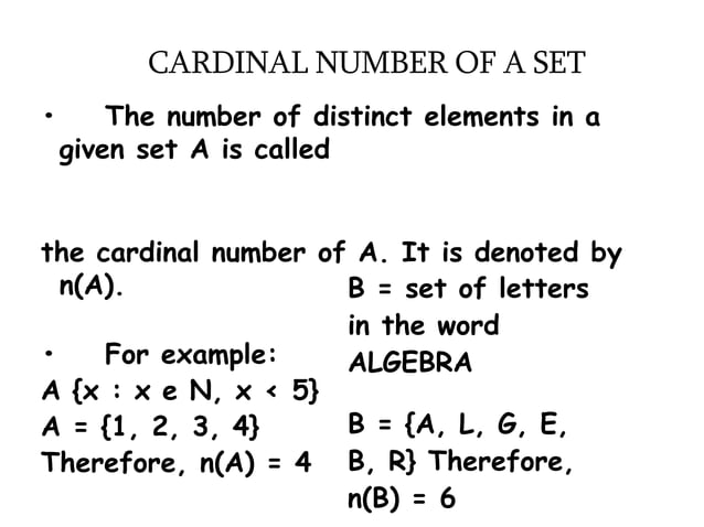 Set and its types | PPTX