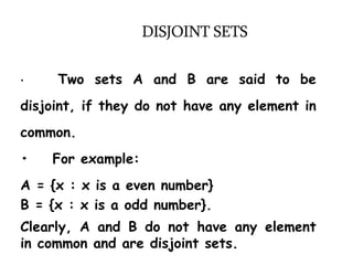 Set and its types | PPTX