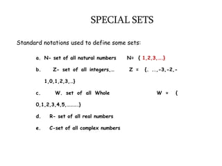 Set and its types | PPTX
