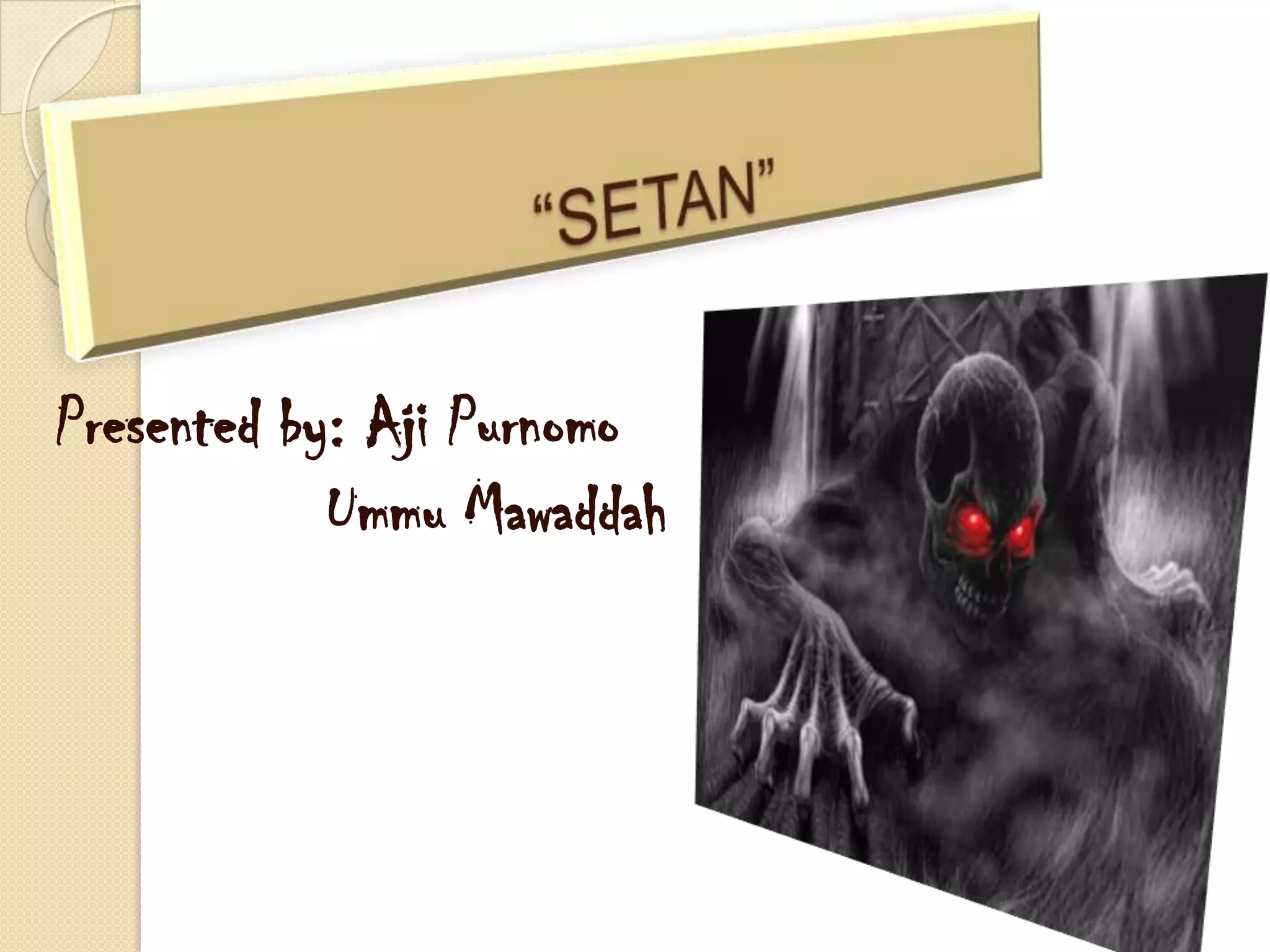 Setan power point | PPTX