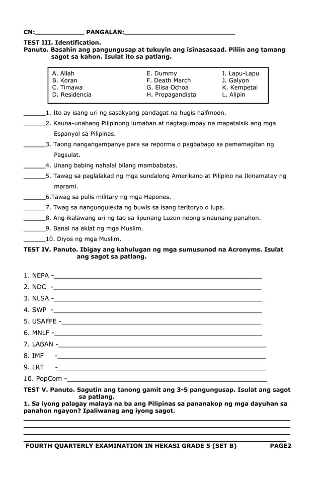 Set b.hekasi.5 | DOC